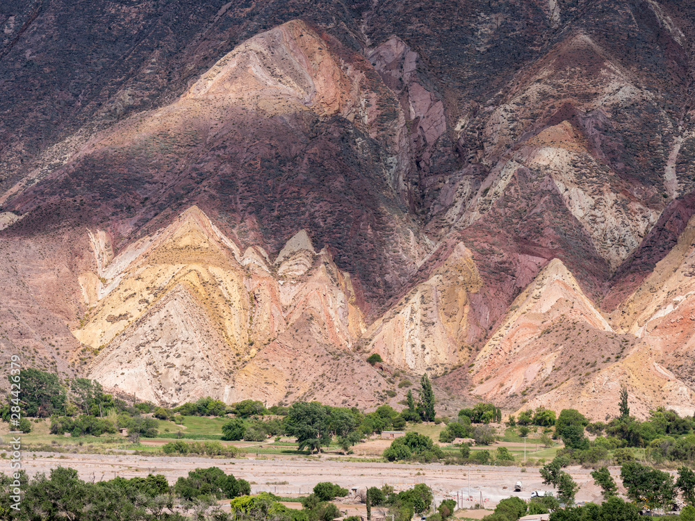 Iconic landmark, the rock formation La Paleta del Pintor, near the ...