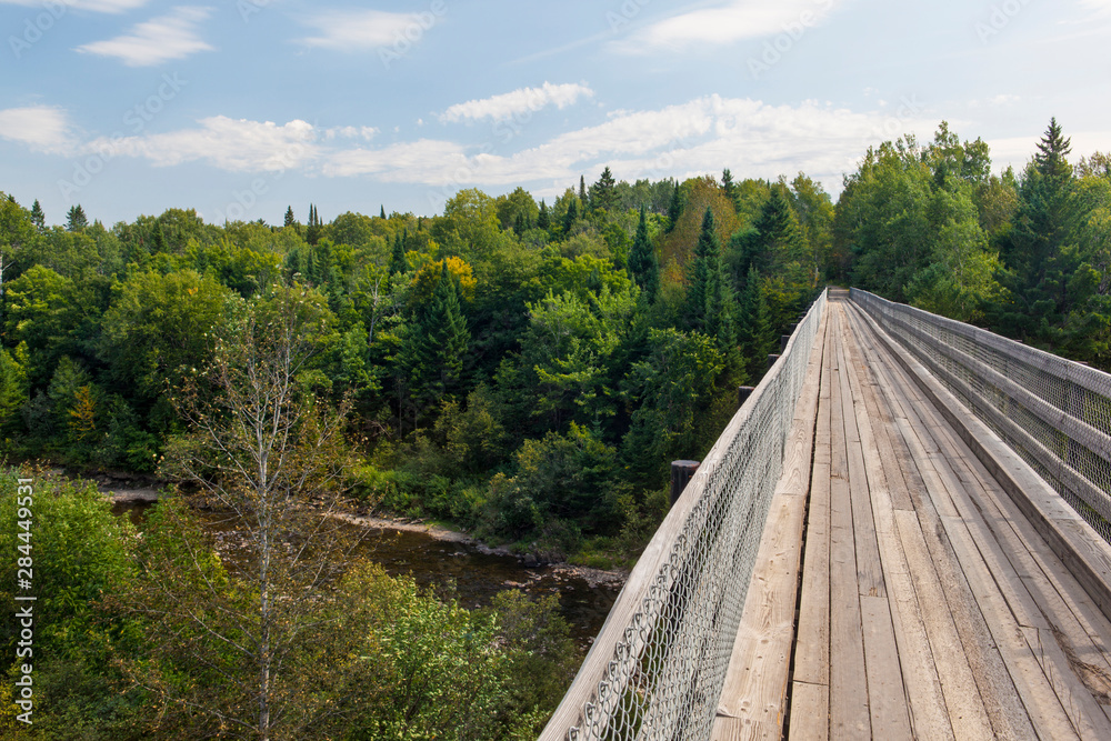 Monticello Trestle. The International Appalachian Trail follows this ...