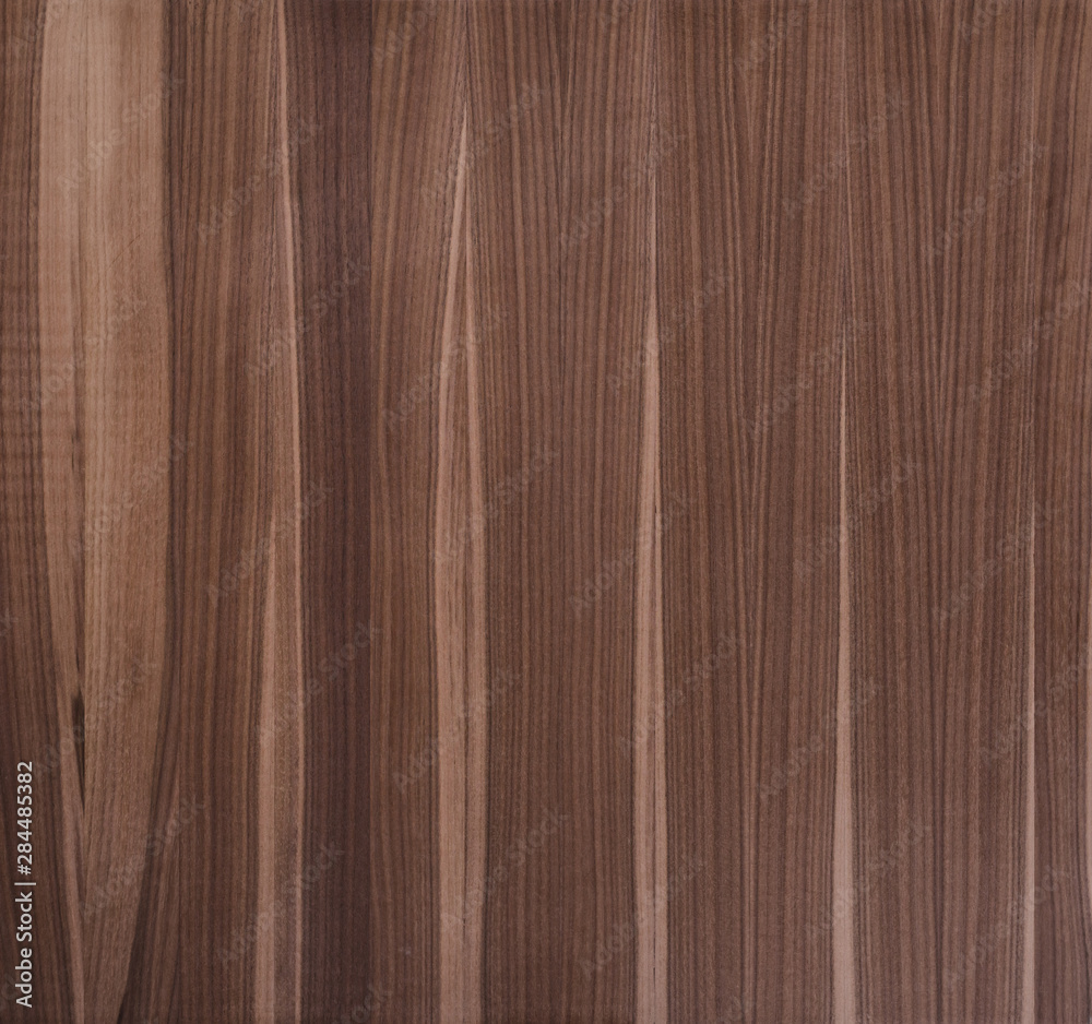 Black walnut wood texture from narrow planks vertical untreated Stock ...