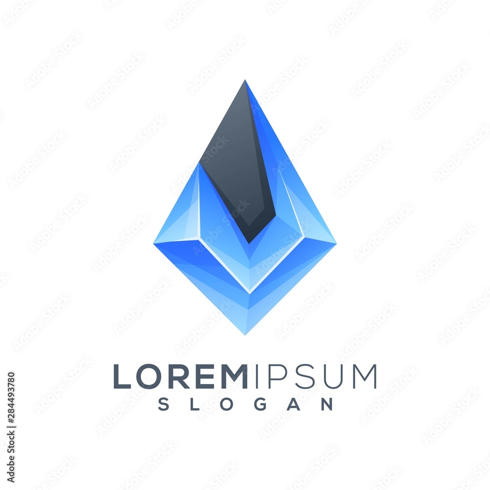 ice logo design ready to use Stock Vector | Adobe Stock