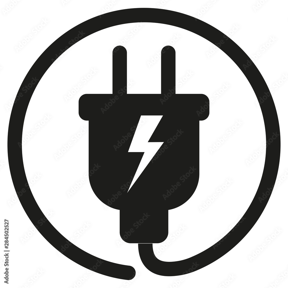 charging cable icon Stock Vector | Adobe Stock