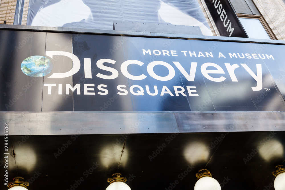 New York, New York, USA - May 17, 2012: The Discovery Times Square ...