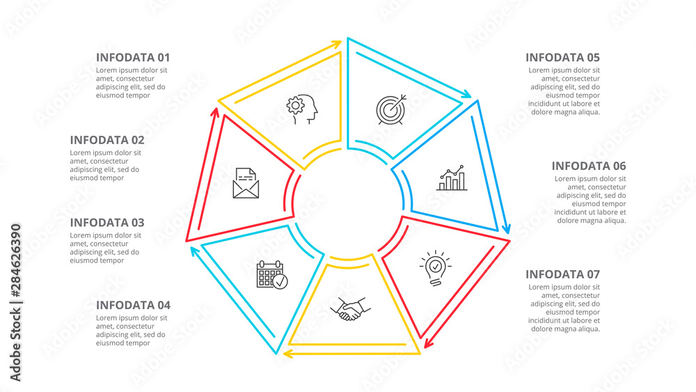 Heptagon Divided Into 7 Parts Steps Or Options Simple Vector heptagon-divided-into-7-parts-steps-or-options-simple-vector