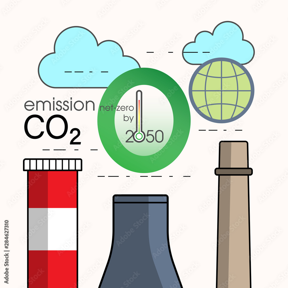 Carbon Dioxide Emission Net zero By 2050 Air Pollution Control Measure carbon-dioxide-emission-net-zero-by-2050-air-pollution-control-measure