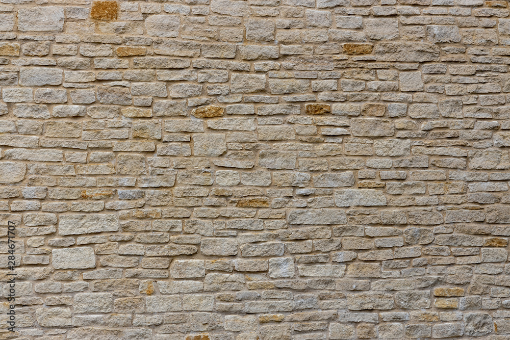 Modern Limestone Wall