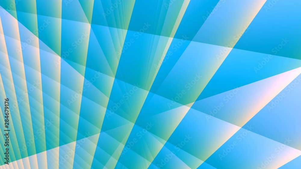 Blue Abstract Clean Light Shafts Effect in Virtual 3d Lighted Space ...