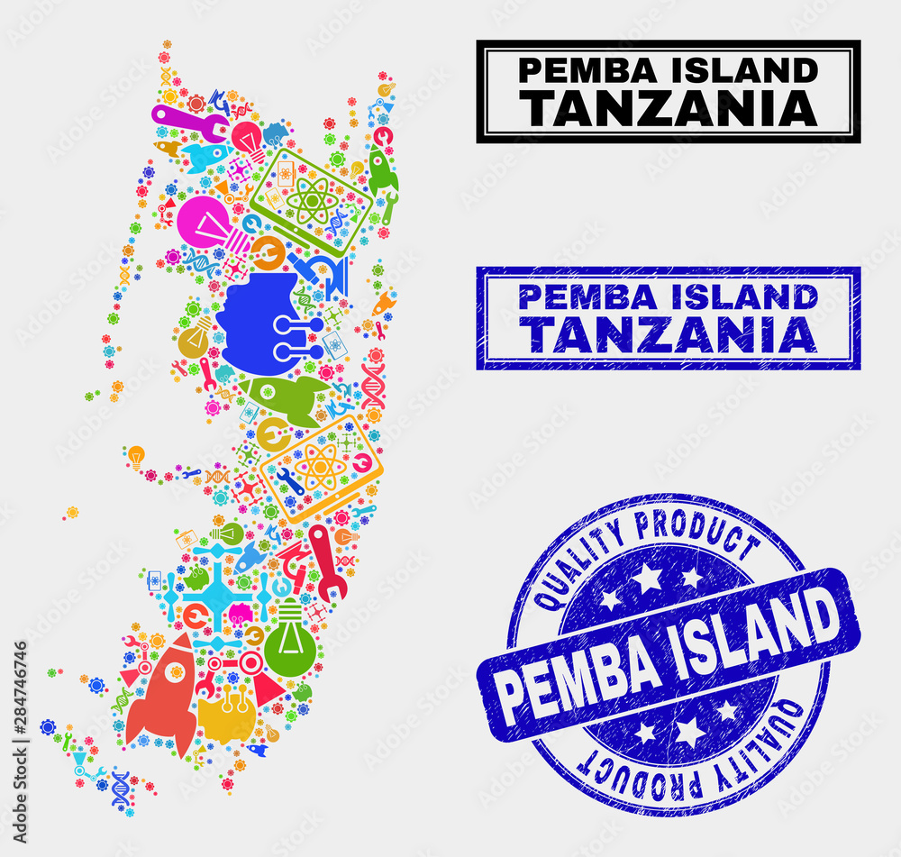 Pemba Island Map