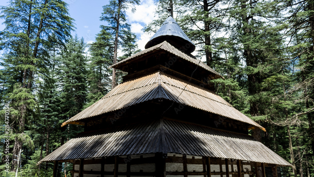 Hidimba Devi Temple - Ancient hindu temple Stock Photo | Adobe Stock