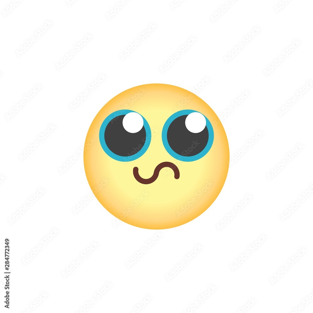 Unsure Face Emoticon