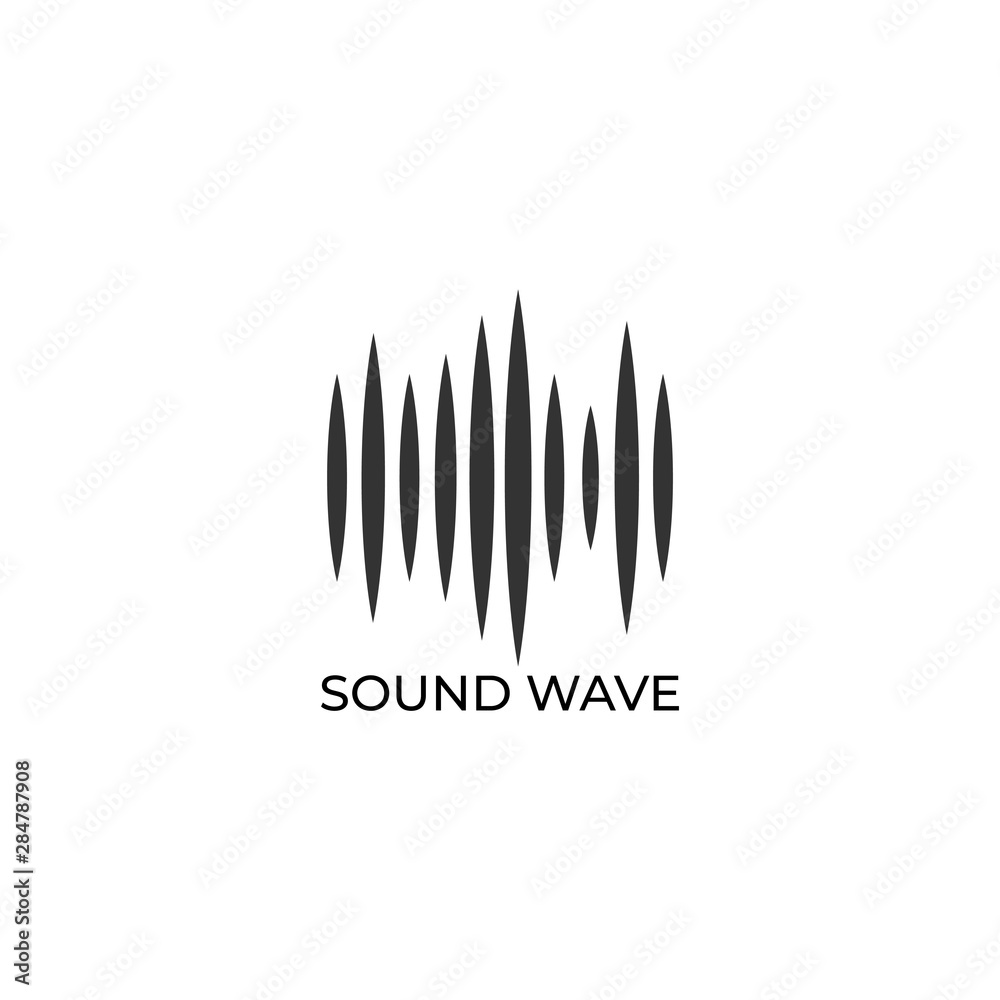 Audio Wave Spectrum Visual Logo, Sharp Spectrum Bar Design Vector,Audio ...