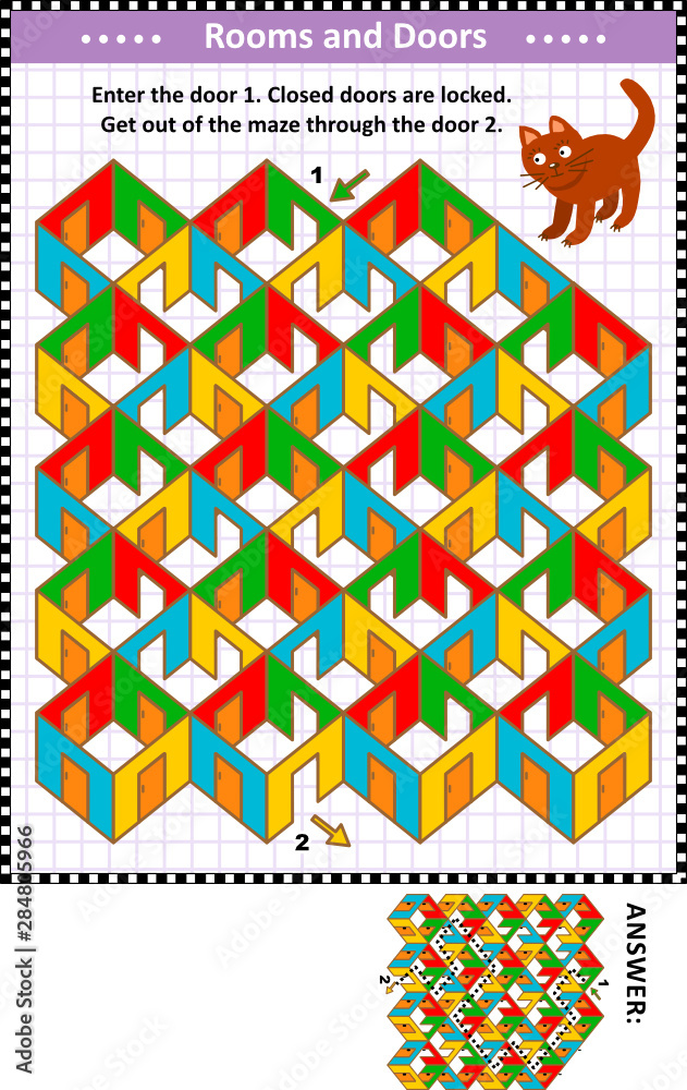 Red Maze Game