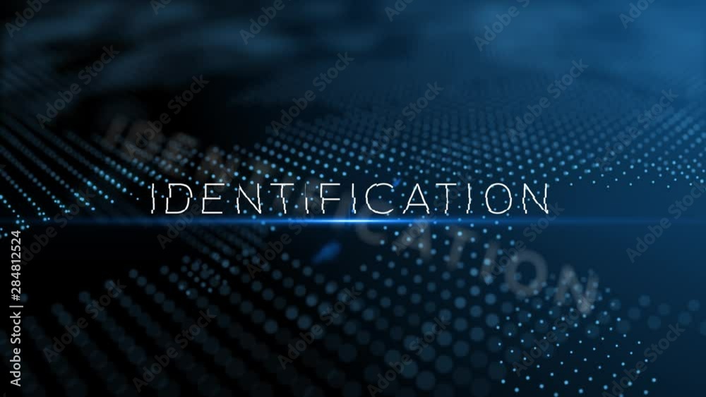 Video „Identification modern intro text 3D animation with lens flare ...