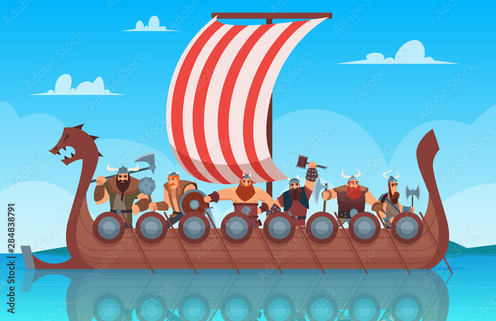 Viking Warriors Ships