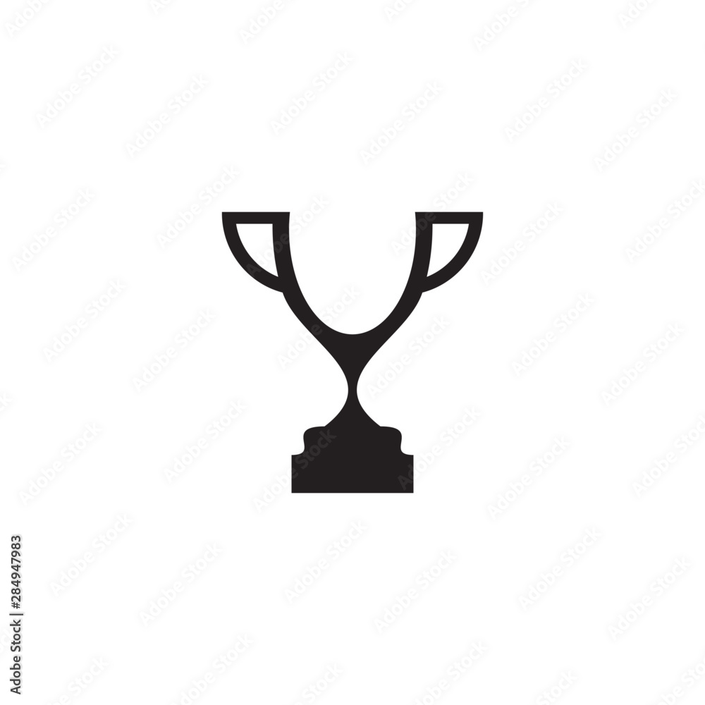 Trophy for winner logo design vector template Stock Vector | Adobe Stock