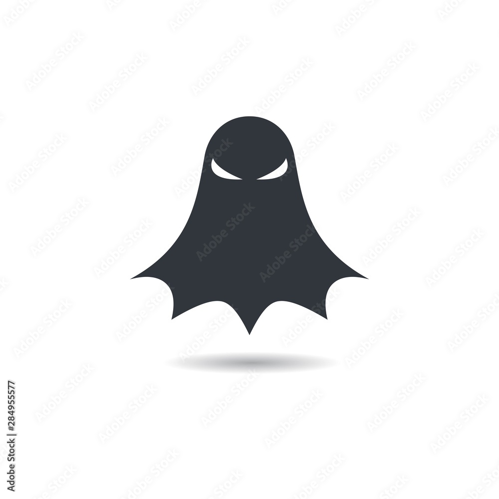 Ghost logo vector icon Stock Vector | Adobe Stock