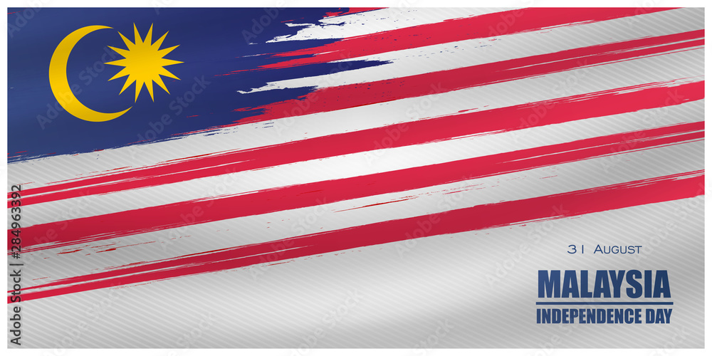 Vetor de Malaysia INDEPENDENCE DAY and Malaysia flag translation (31 ...