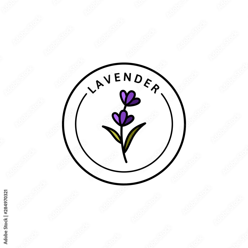 Lavender Logo Vector