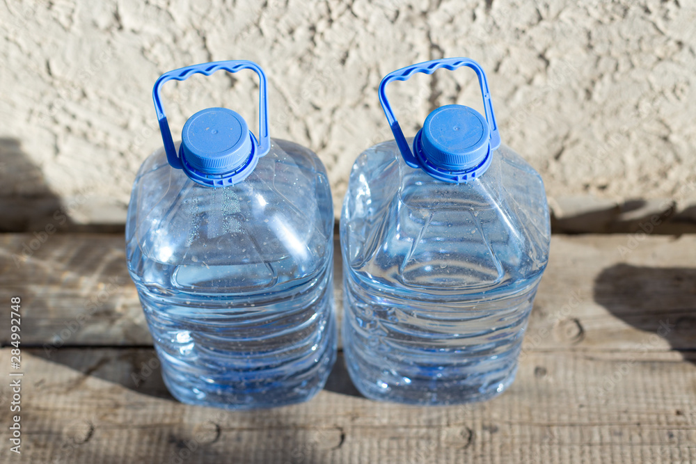 Large bottle of 5 liters of water Stock Photo | Adobe Stock