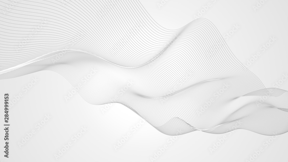 simple abstract white wavy trendy beautiful white curve background ...