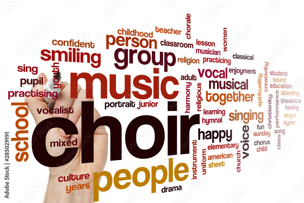 Choir Word Cloud Stock Photo Adobe Stock Choir Word Cloud Stock Photo Adobe Stock