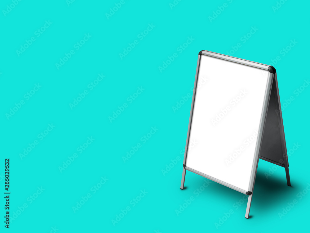 Mockup Design Realistic blank board for menu announcement. Frame ...