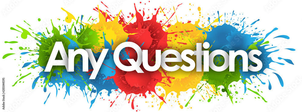 Any Questions in splash’s background Stock Illustration | Adobe Stock