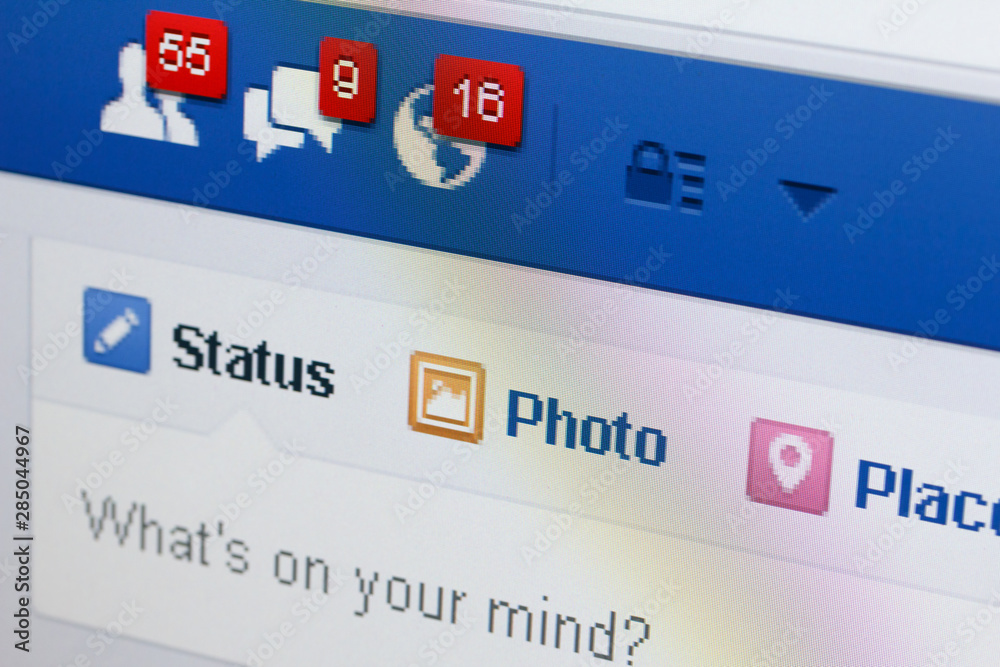 Facebook Blank Status Bar