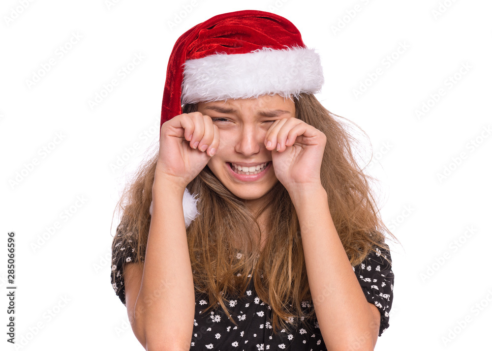 Sad Crying Santa