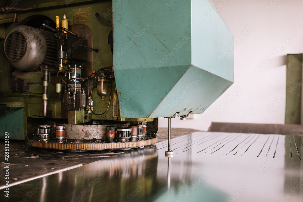 CNC Drilling machine Stock Photo | Adobe Stock