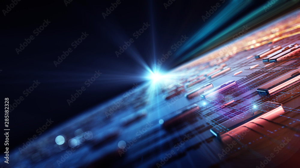 Binary code background/Abstraction illustration binary code strings are ...