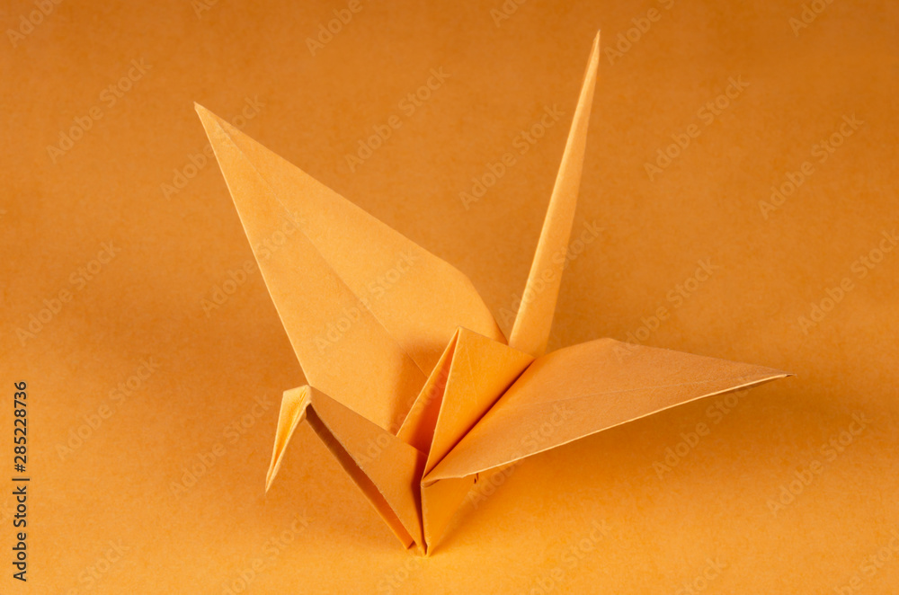 Flat Paper Crane