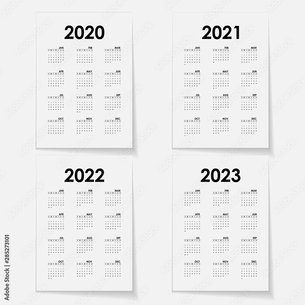Individual Monthly Printable Calendars For 2020 And 2021