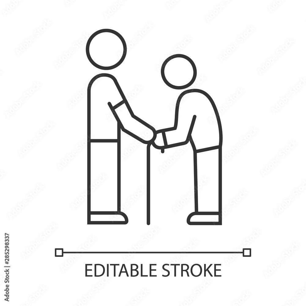 People Helping The Elderly