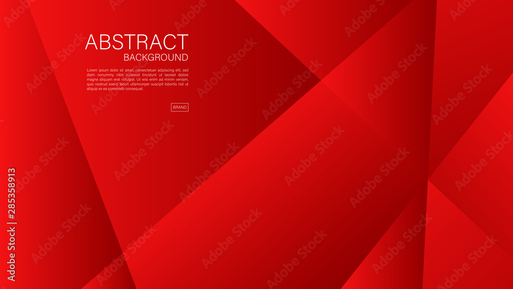 Red abstract background, Geometric vector, graphic, Minimal Texture ...