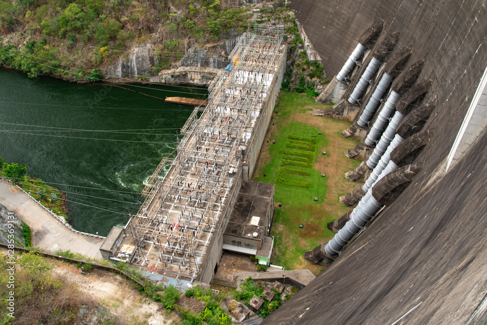 Foto Stock Image of view of bhumibol dam in tak Thailand. Hydro Power ...