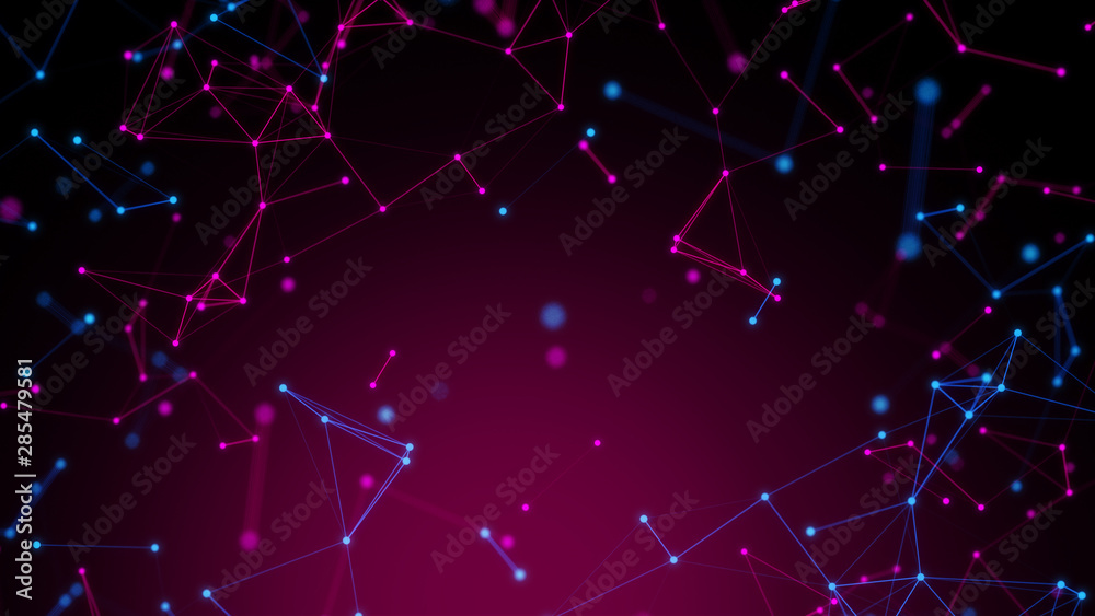 web futuristic connecting, network social online, background 3d ...