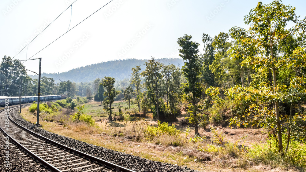 Train Journey In India on a mesmerizing railway tracks in Konkan ...
