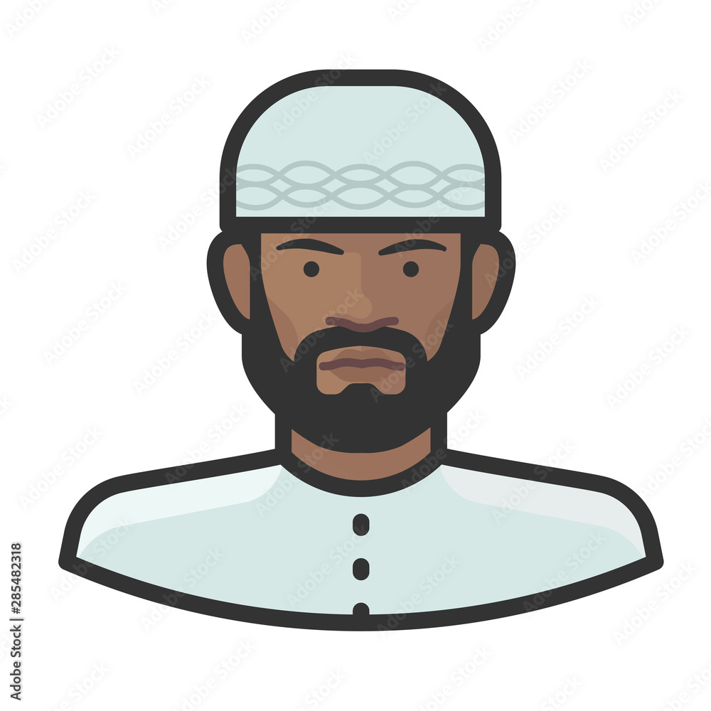 Muslim Beard Icon