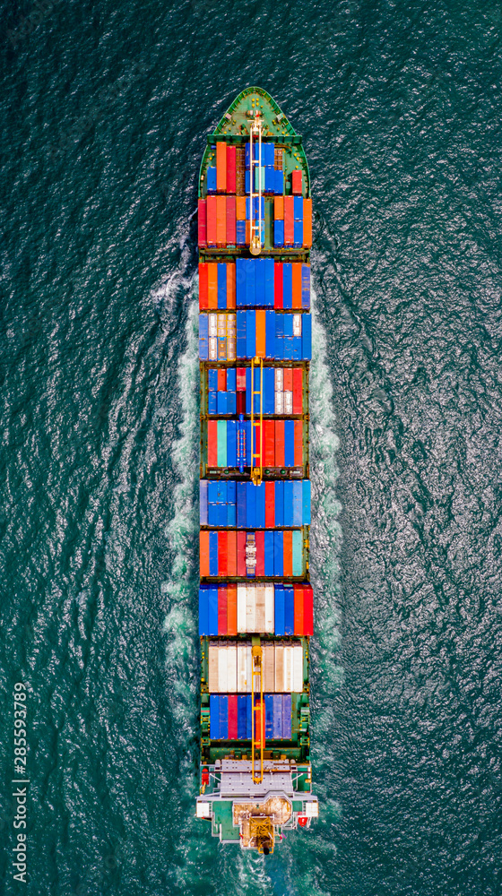 Póster Container Ship Vessel Cargo Carrier – Cuadro para Pared | Posters.es