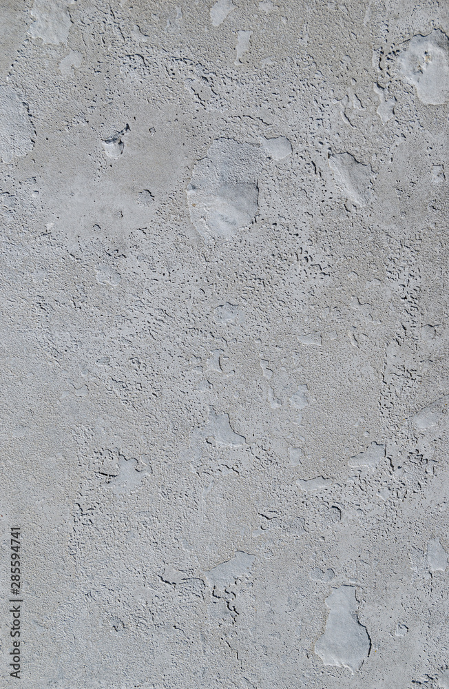 Urban concrete wall background with grooves and bubbles. Cement gray ...