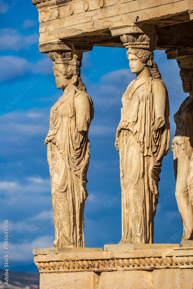 The Parthenon in Athens - Erechtheion Stock Photo | Adobe Stock