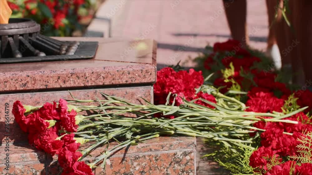 Tribute to the soldiers who died for their motherland in the war ...