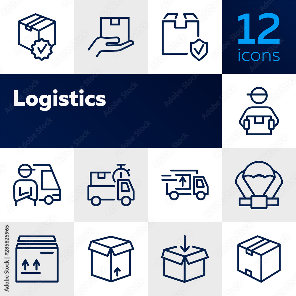 Logistics Services Icons