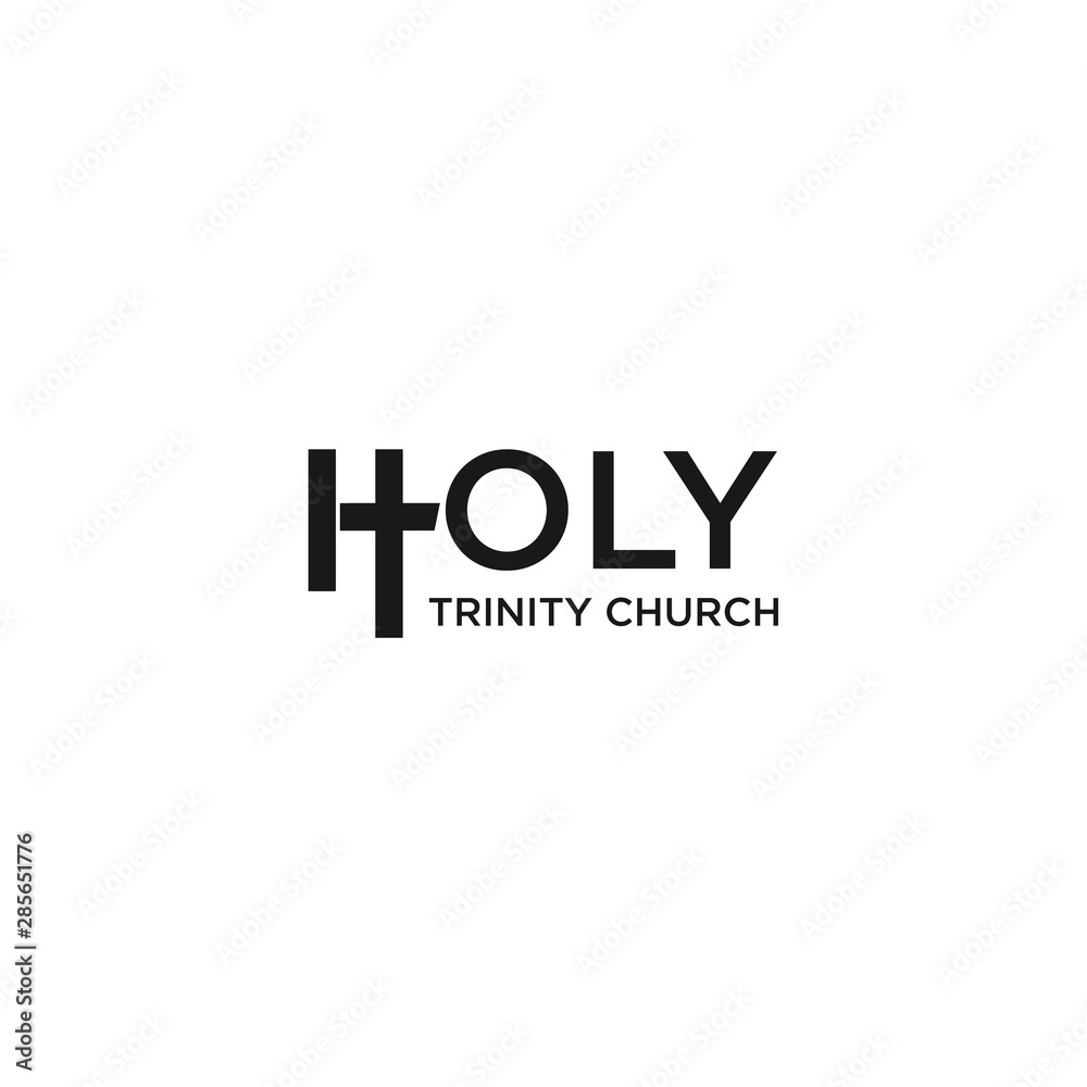 Church logo. Christian/catholic symbols. Cross symbol of the Holy ...