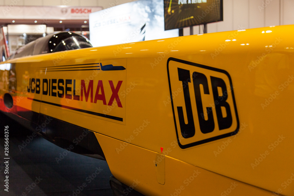 LONDON, UK - MAY 18th 2018: JCB Dieselmax, the worlds fastest diesel ...