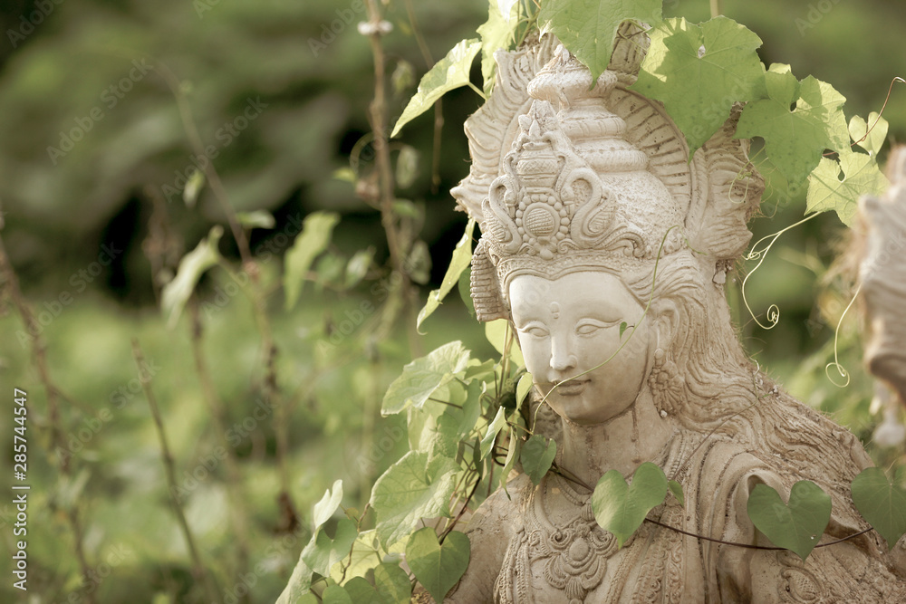 Old Sculpture of goddess durga made from plaster of Paris Stock Photo ...