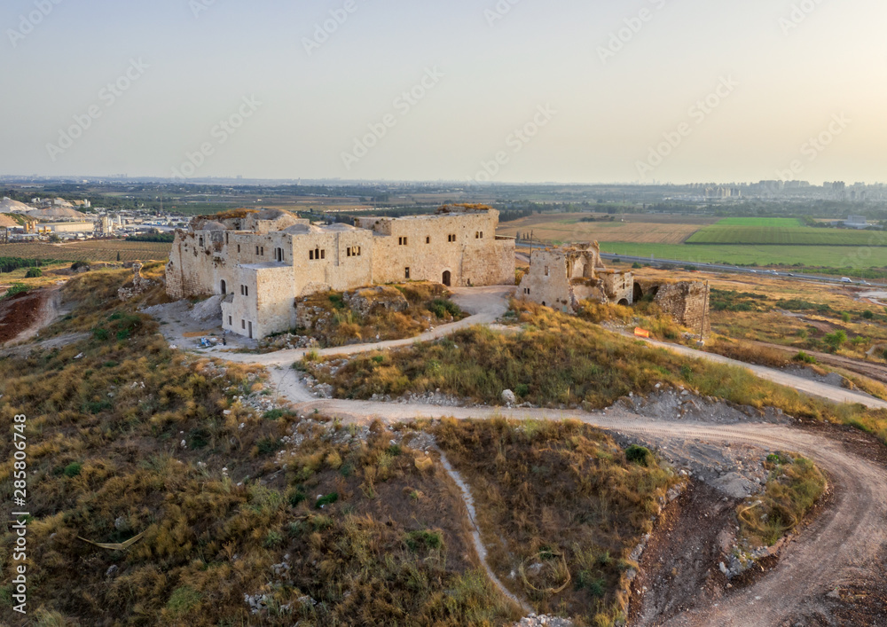 Migdal Afek, also known as Migdal Tsedek Crusader, Byzantine, Ottoman ...