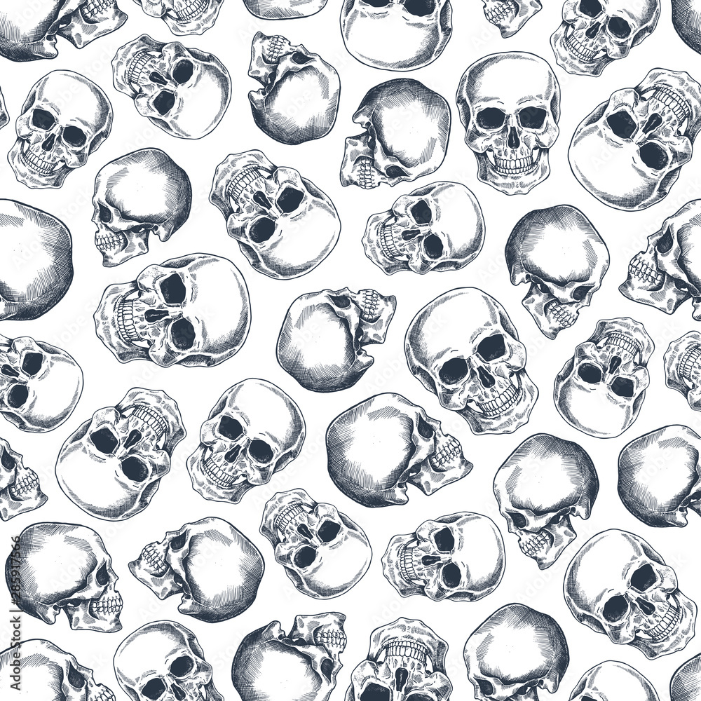 Halloween Skeleton Pattern