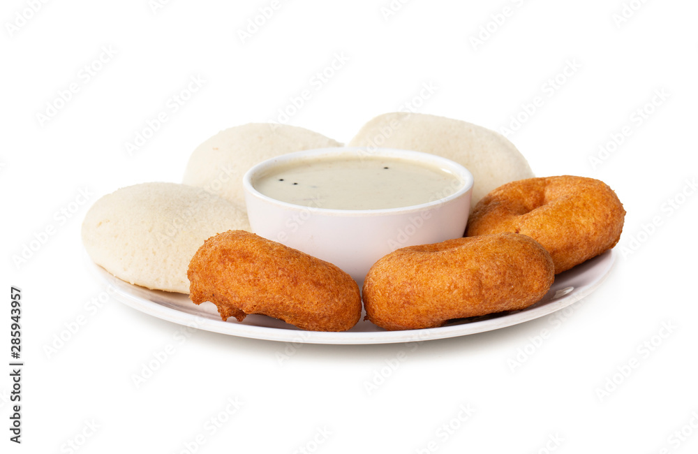 idli vada south indian food Stock Photo | Adobe Stock
