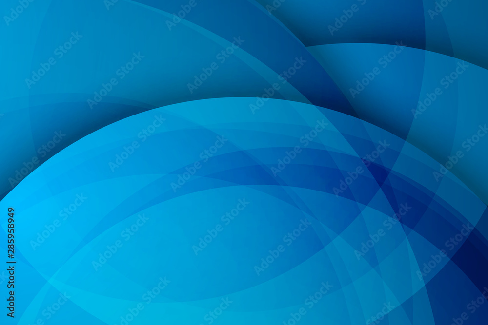 Abstract blue background, circular overlay Stock Vector | Adobe Stock